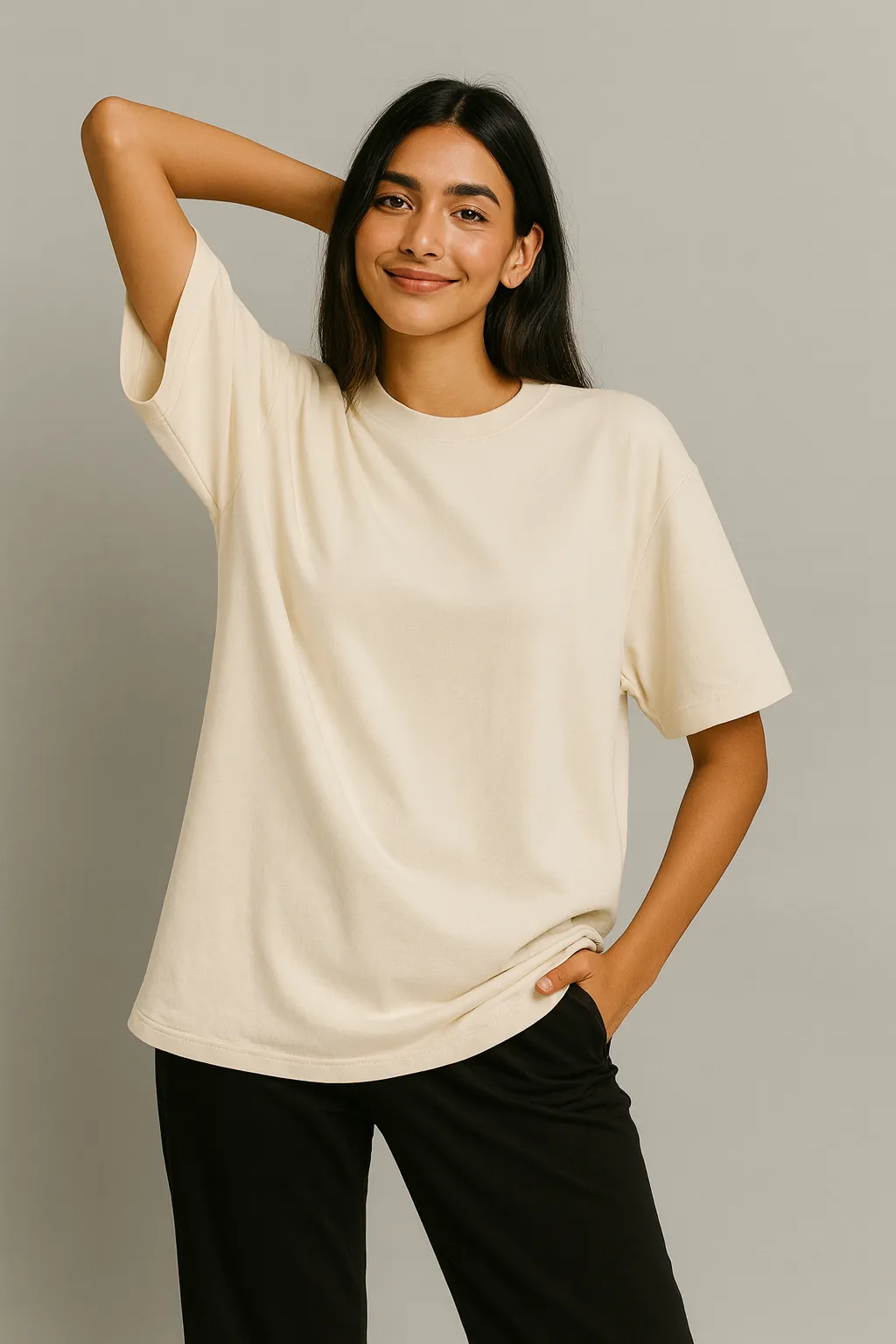 CreamCore Oversized Tee - Zaffirodx